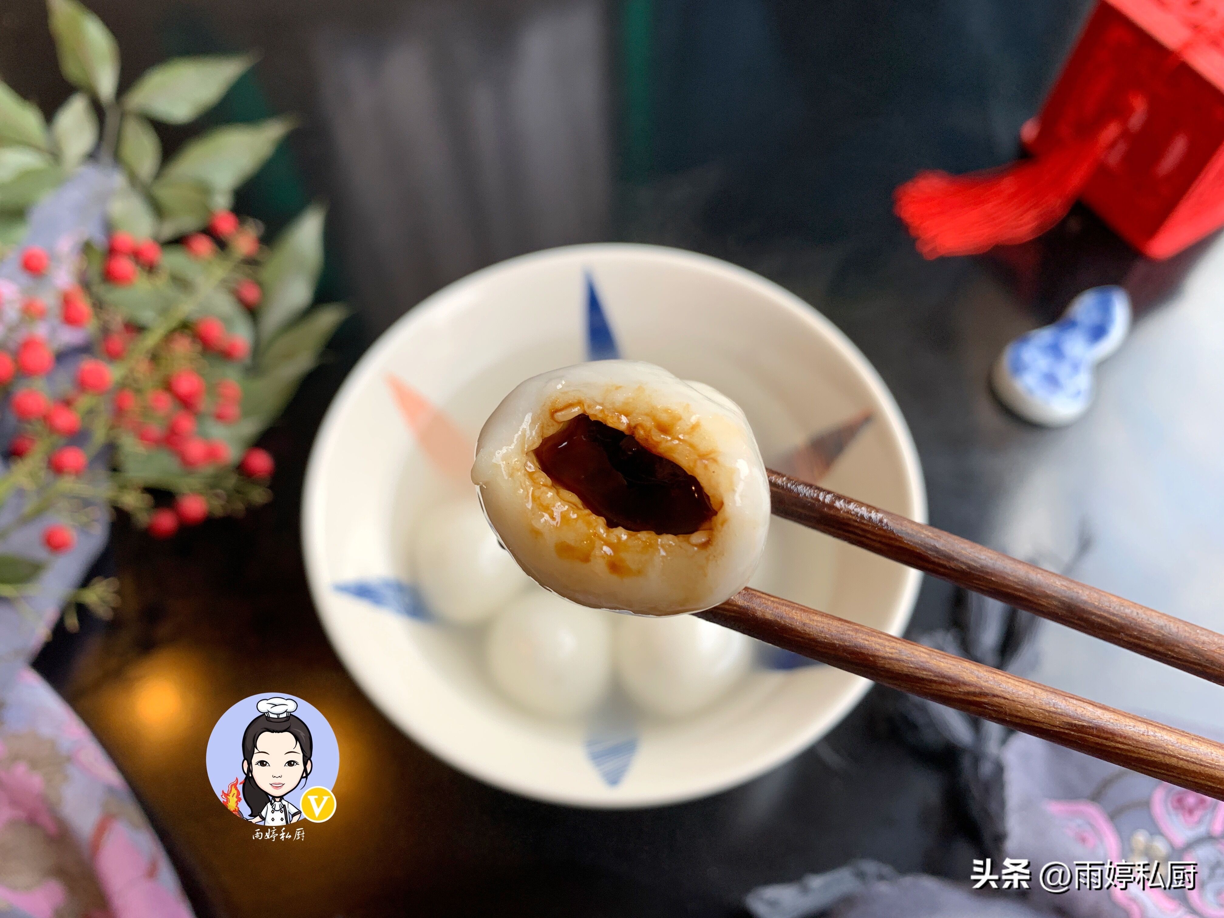 Homemade "glutinous rice balls" are actually very simple, and the skill ...