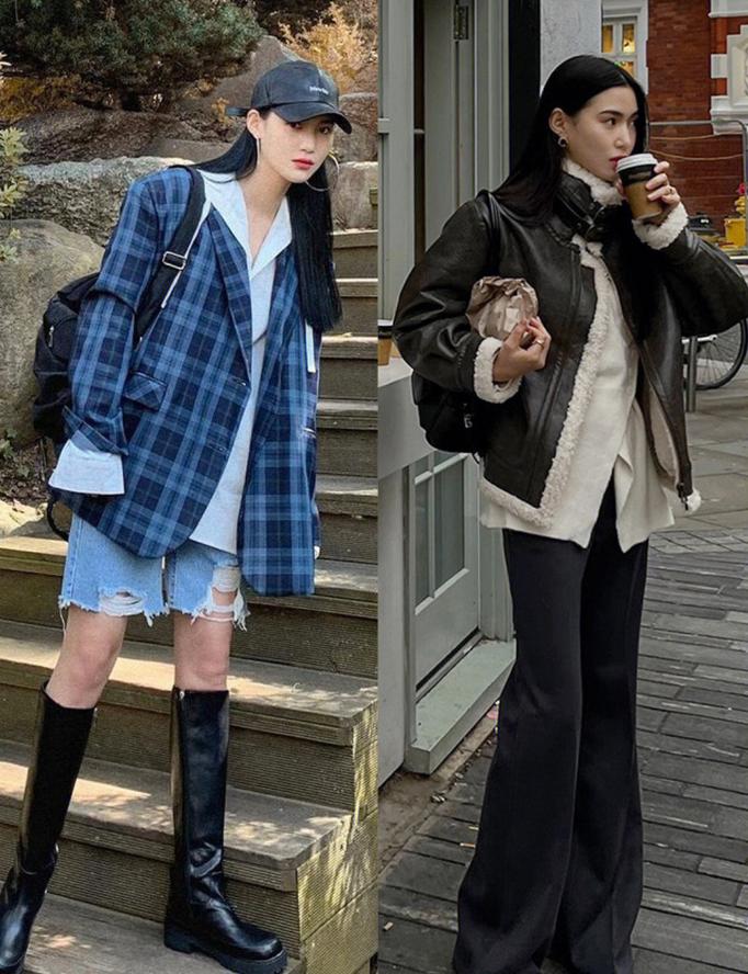 Ins fashion blogger fashion cool girl's textbook fashion outfit - iMedia