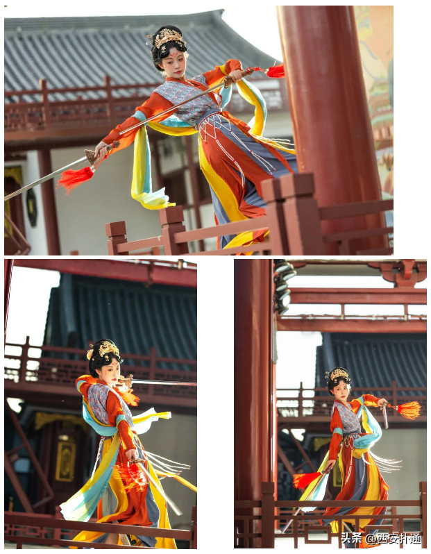 If you can travel through it, it must be Xi'an people wearing Hanfu ...