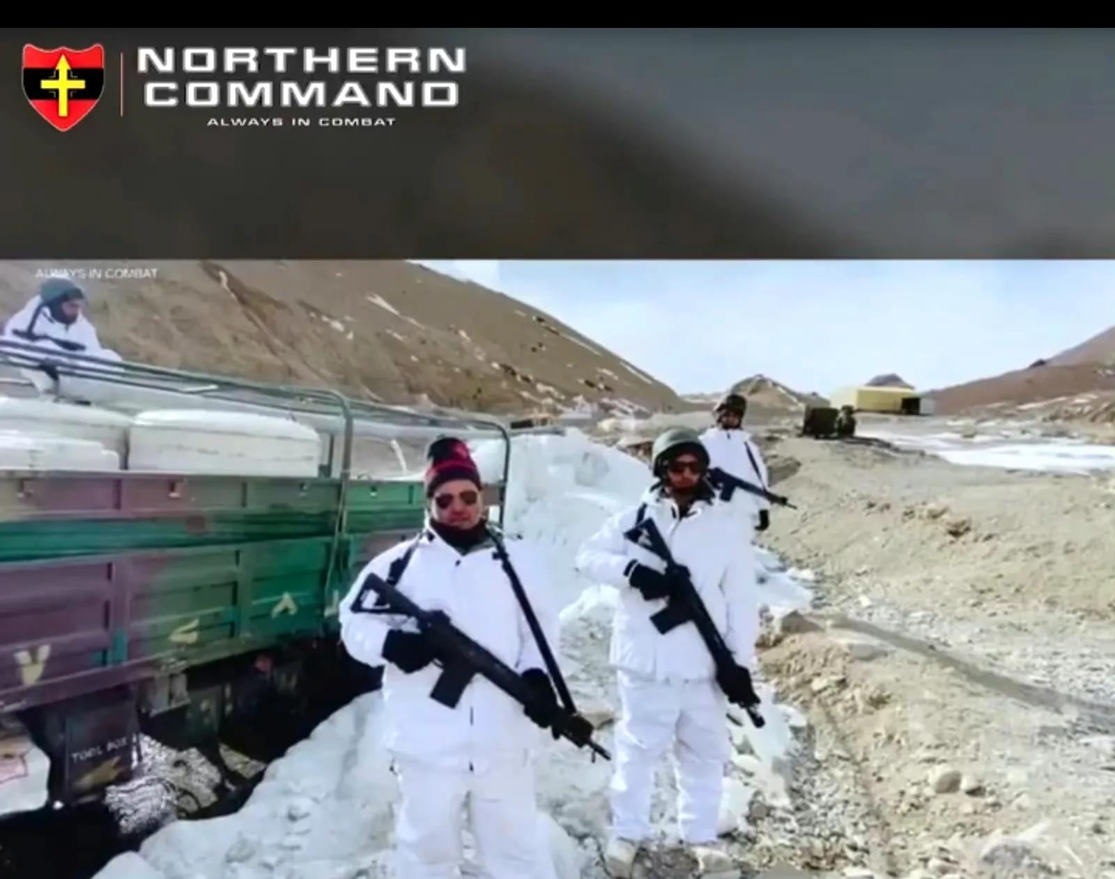The Indian army and our confronting troops are gradually replacing new ...