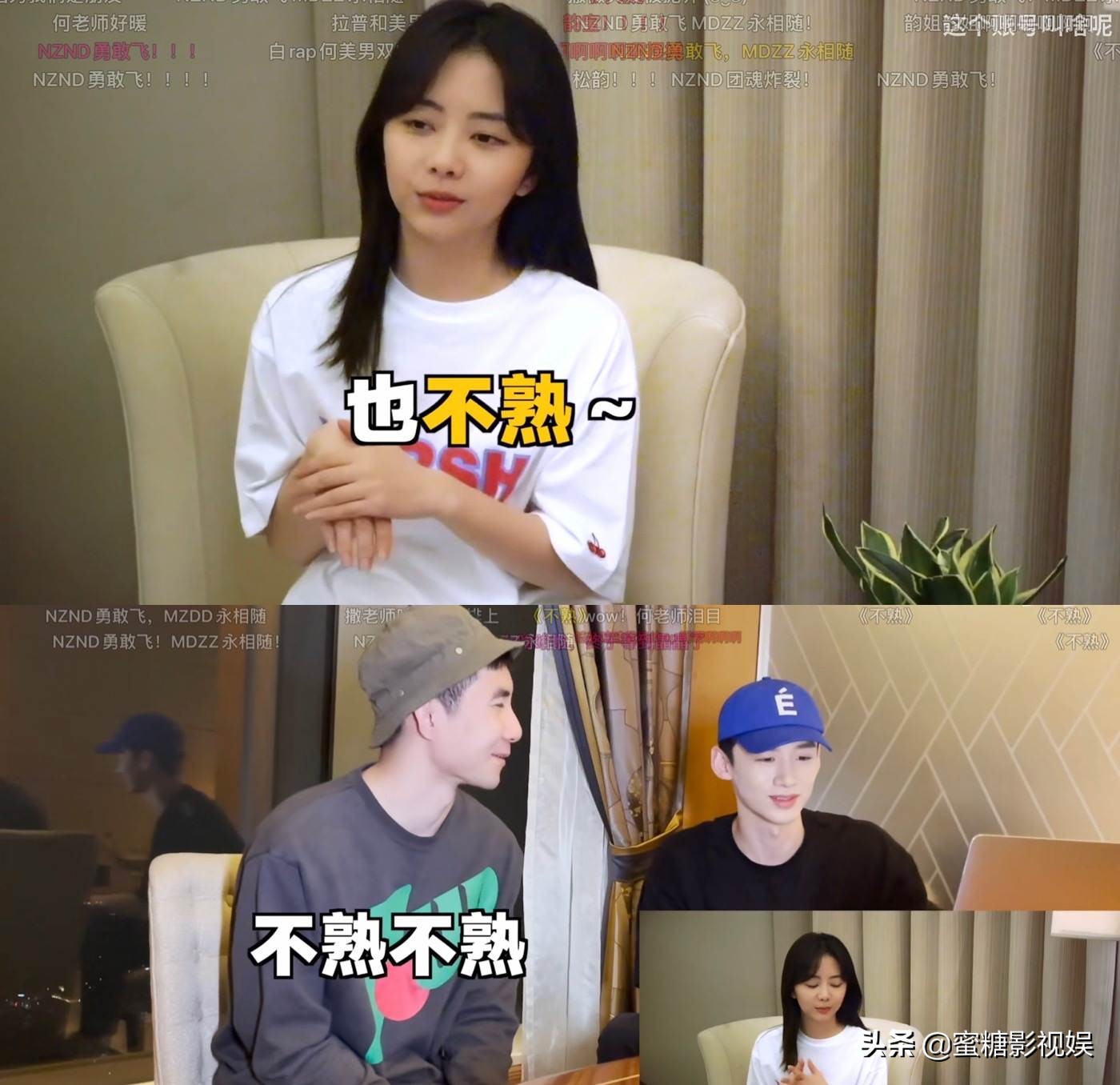 Bai Jingting posted a new photo, the high cranial top is more eye ...