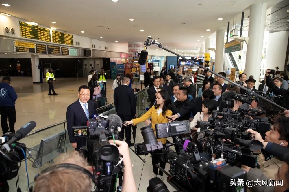 Xie Feng, the new ambassador to the United States, arrives in the ...
