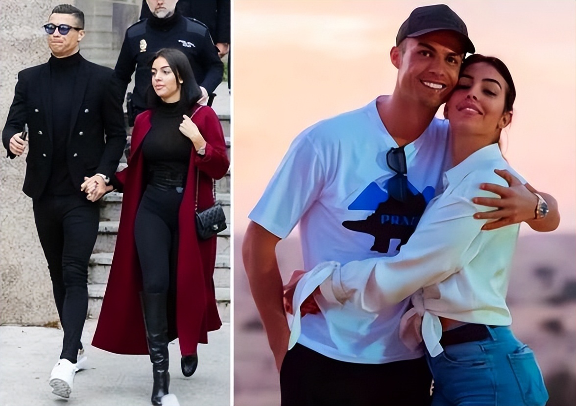 Cristiano Ronaldo shows off his love for a long time! Kiss Georgina ...