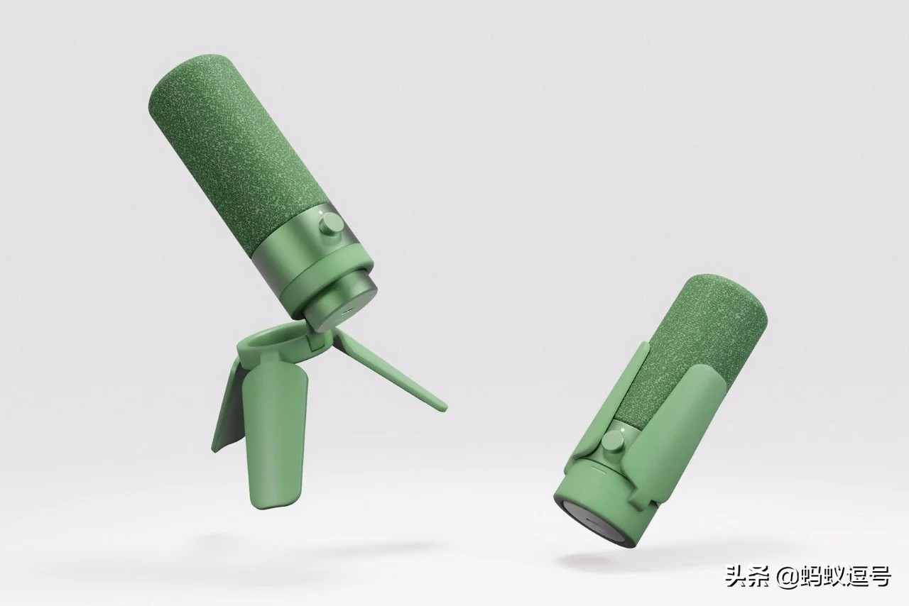 TALK portable microphone can be folded into a slender baton - iNEWS