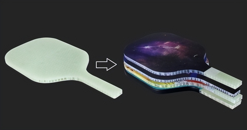 Pickle racket honeycomb panel--light weight, high strength, precise ...