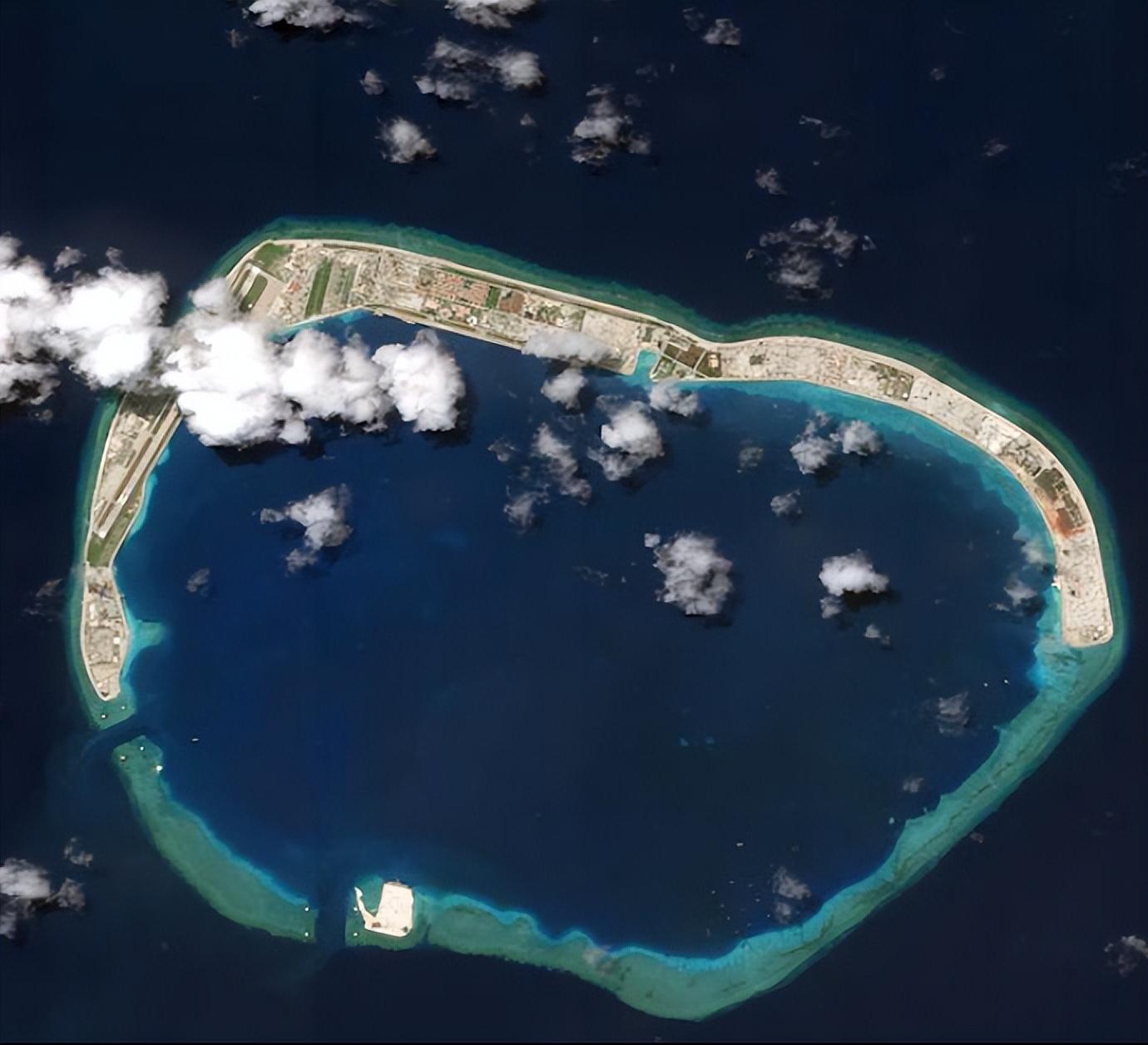 From Mischief Reef to Mischief Island, under the territorial dispute ...