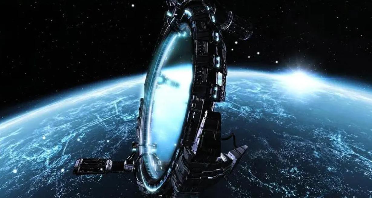 The movie "Stargate", a sci-fi journey through the void, a combination ...