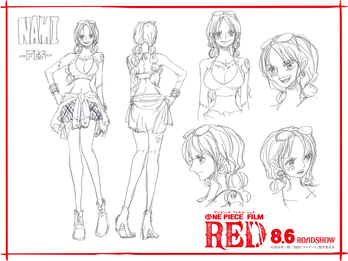 One Piece theatrical version of information: Straw Hats styling ...