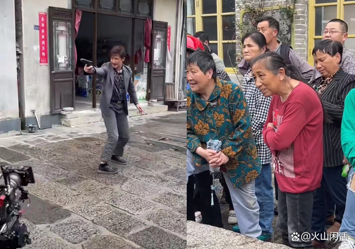 Li Zixiong appeared in Huangshan for filming and was surrounded by ...