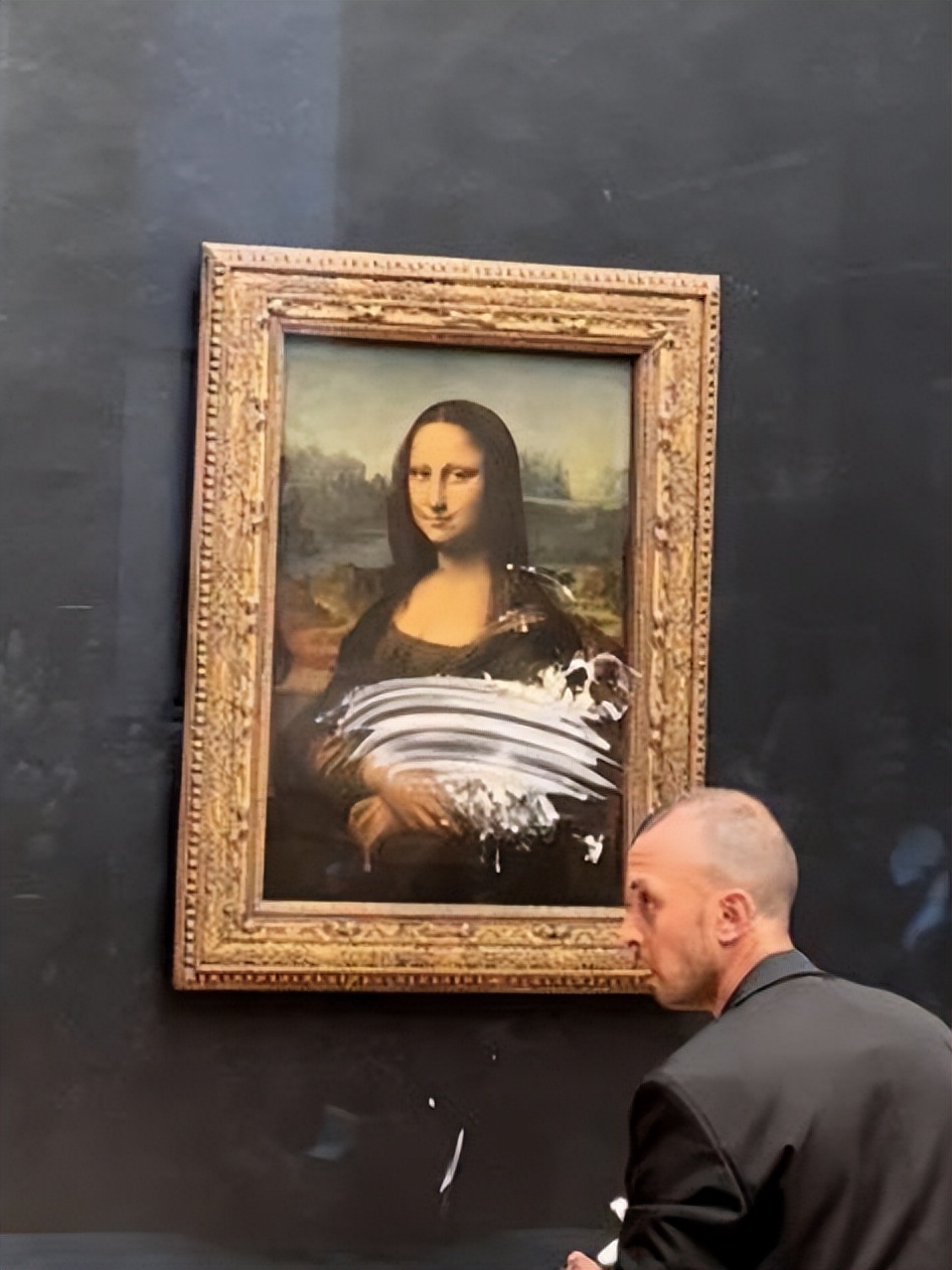 Mona Lisa was smeared on the cake, Monet's famous painting was splashed ...