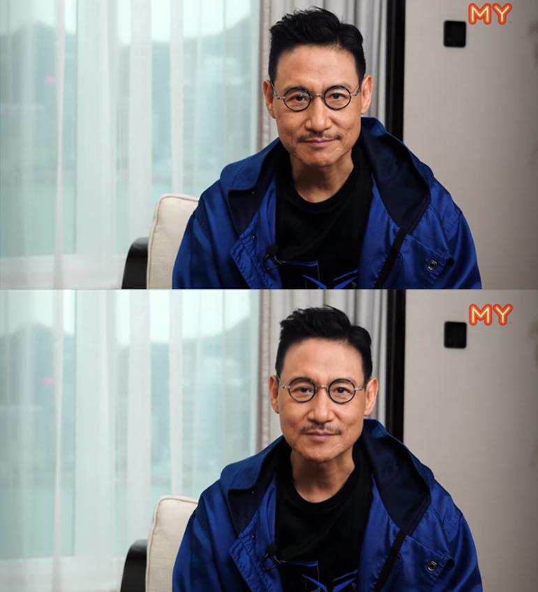 60-year-old Jacky Cheung rarely shows up to send blessings!Wearing ...