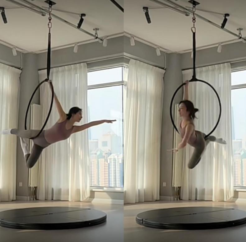 Liu Yan took a recent photo to show her figure, challenged the ...