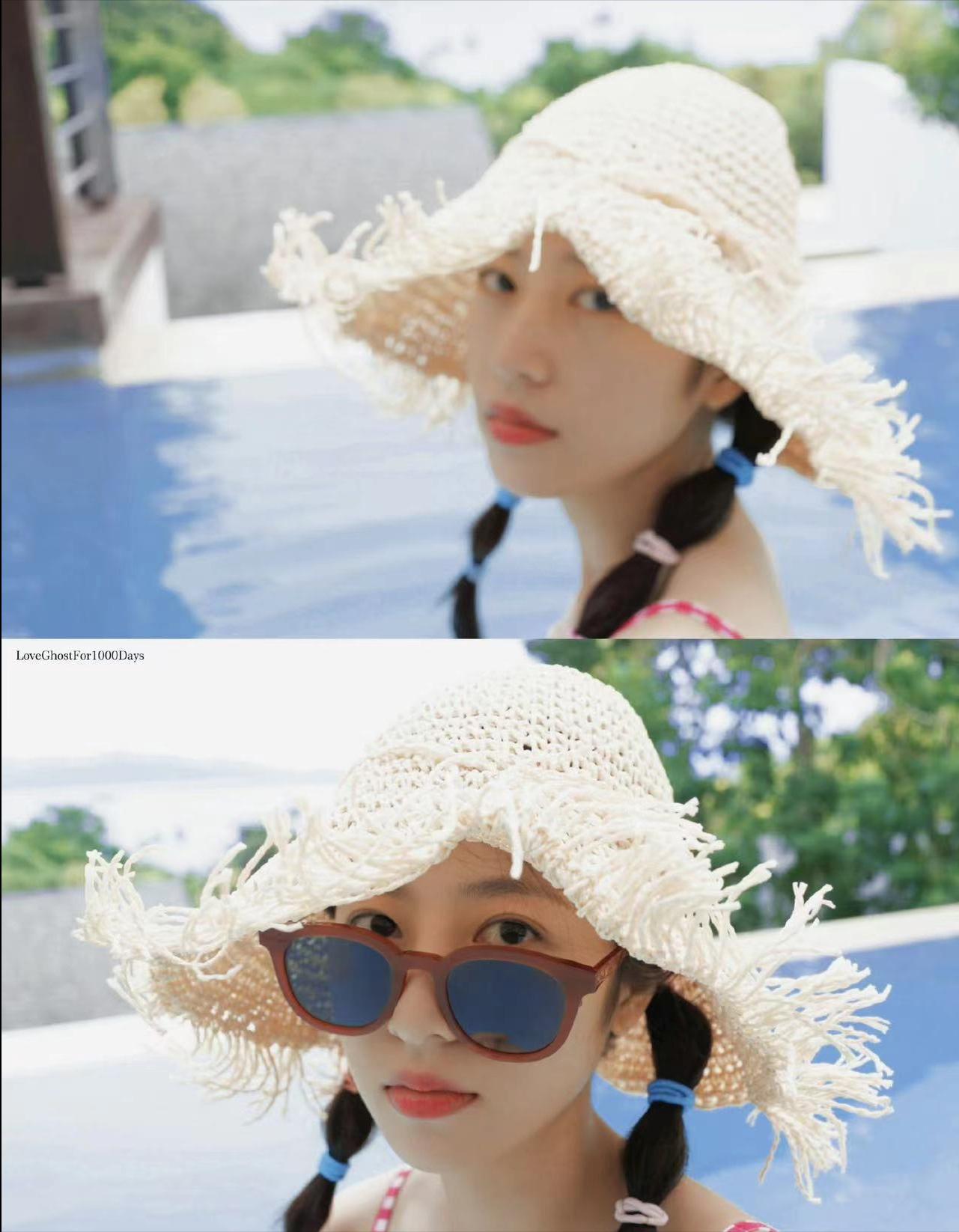 24-year-old Zhou Yutong, with clear and bright eyes, makes people fall ...