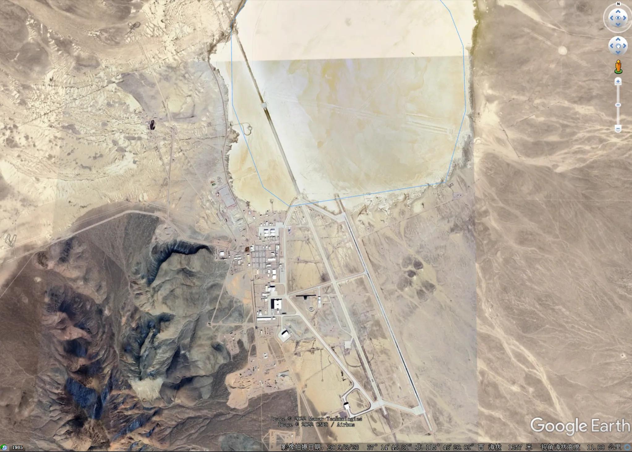 What does the Alien Area 51 look like from the sky? - iNEWS