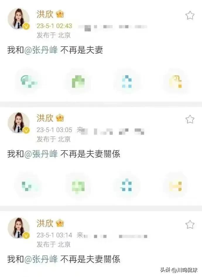 Hong Xin and Zhang Danfeng officially announced their divorce, Bi Ying: "Stop joking, both of ...