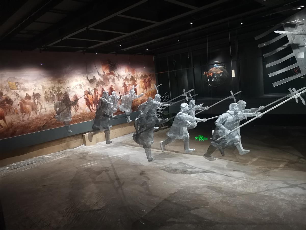 "There are terracotta warriors and horses in the north, and Xiong's ...