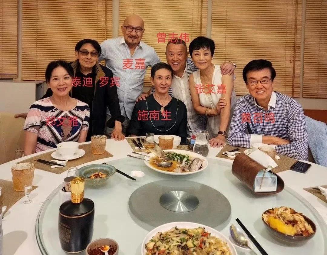 70-year-old Eric Tsang, 77-year-old Huang Pak-ming, and 70-year-old ...