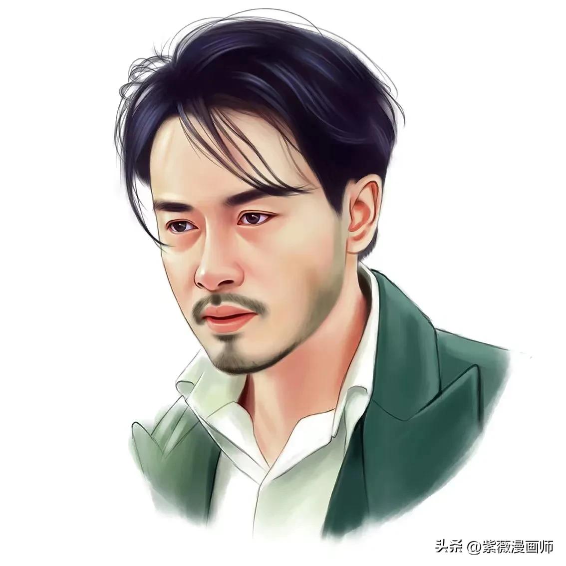 Change your WeChat avatar, the man's hand-painted realistic avatar is ...