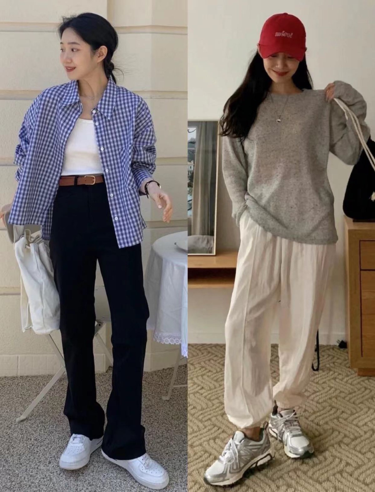 "Korean style" can be sweet and cool to wear. These 16 sets of autumn ...