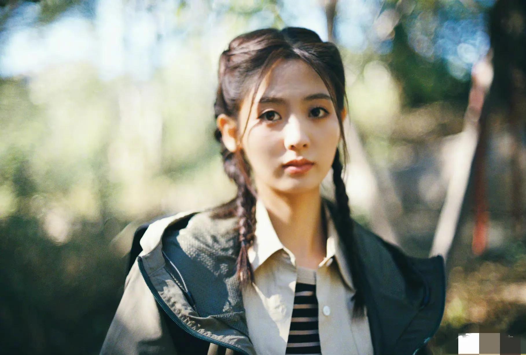 Xing Fei took pictures of the outdoor nine-square grid, the double ...