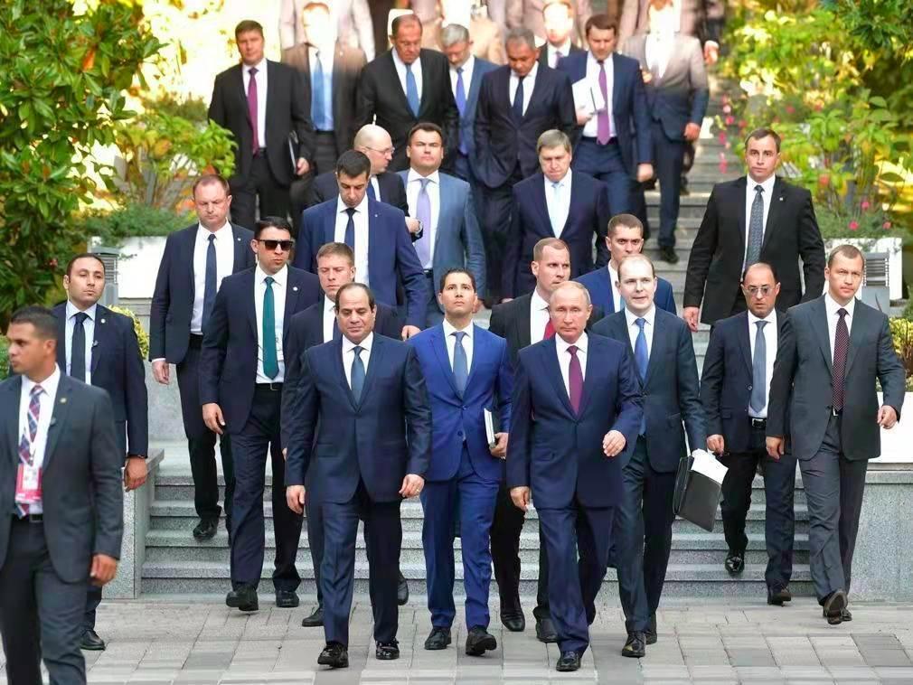 How powerful is the security team accompanying Putin's visit?Well ...