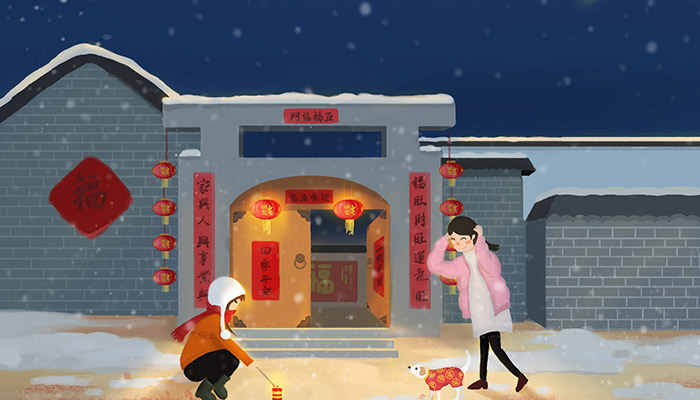 The correct way to paste the Spring Festival couplets is actually like ...