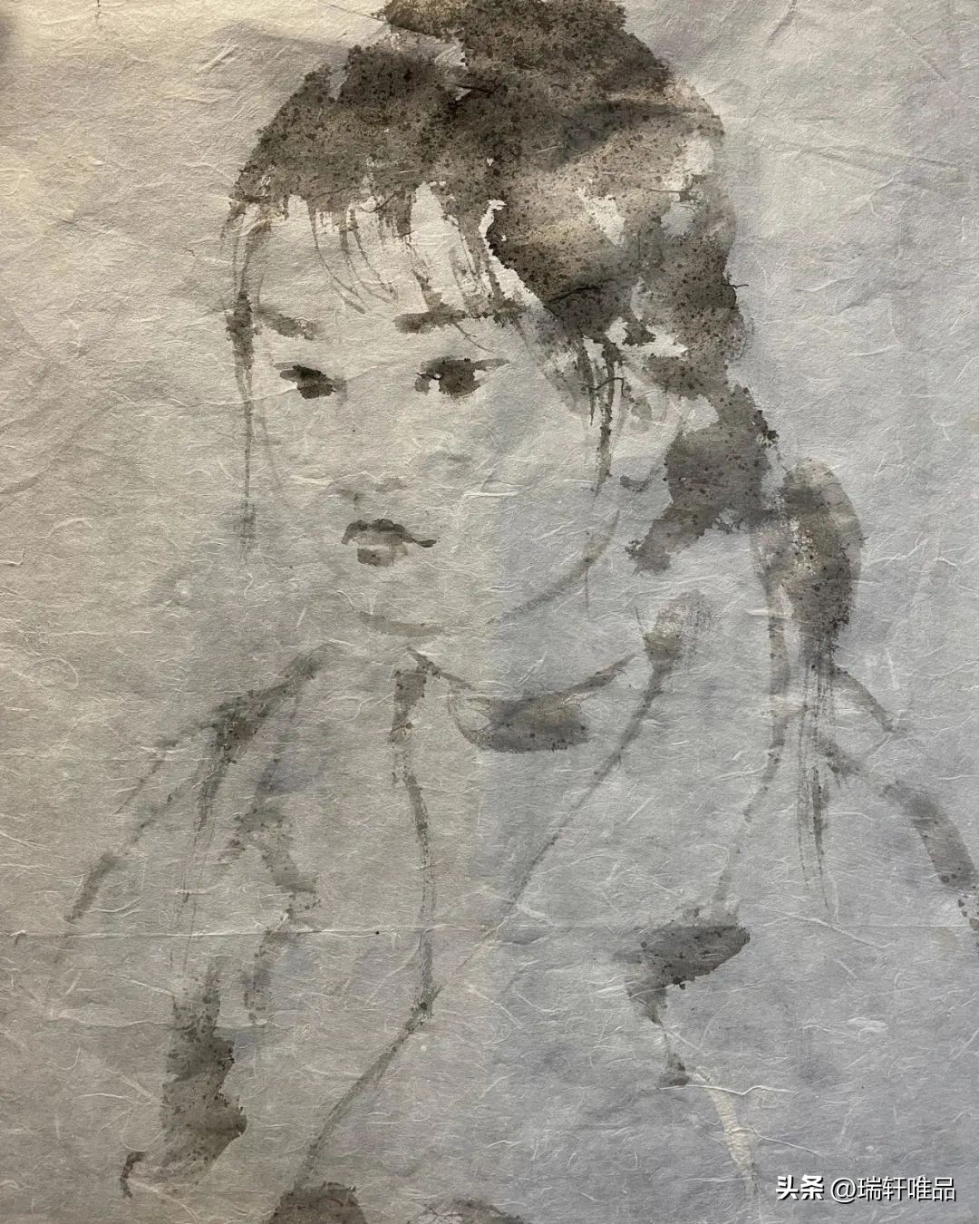 Pan Wenxun: Ink portrait painting - iNEWS