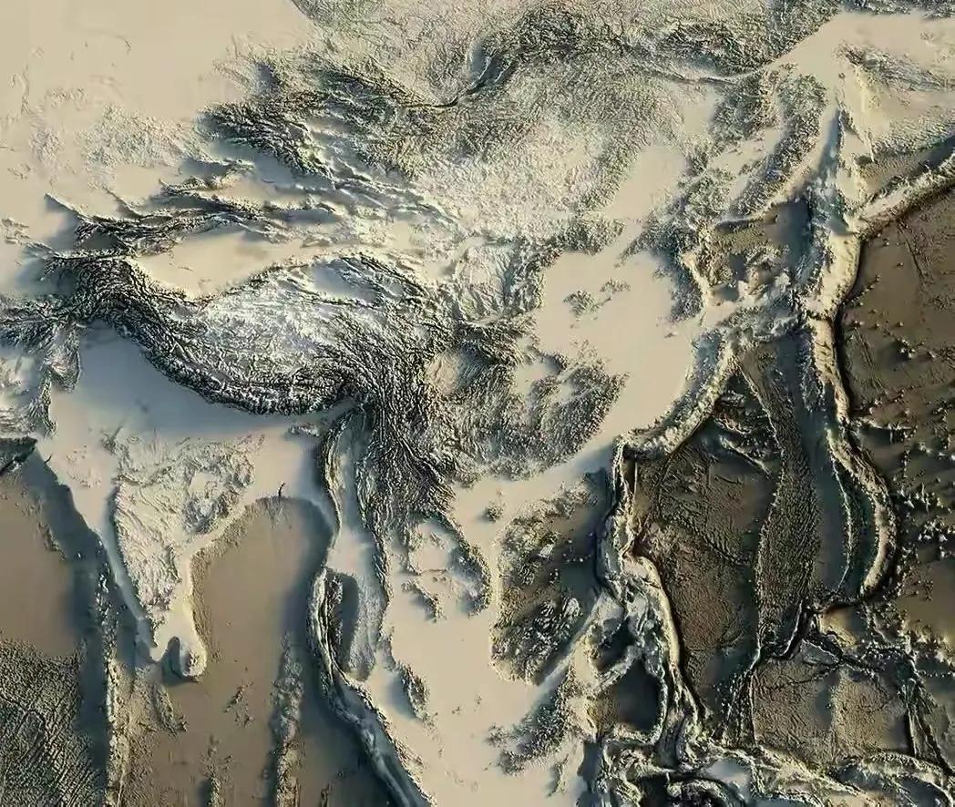 Three-dimensional topographic map of the South China Sea - iNEWS