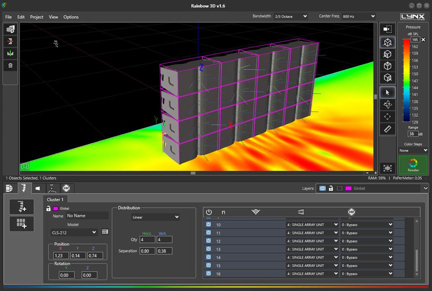 Sound field simulation software-Spain LYNX audio rainbow3D released - iNEWS
