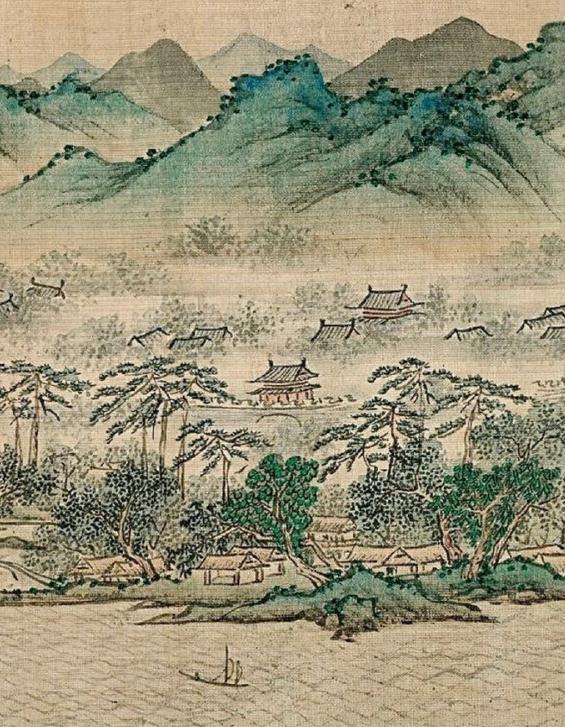 "Jinjiang Map" 600 years ago, the brush is meticulous, the characters ...