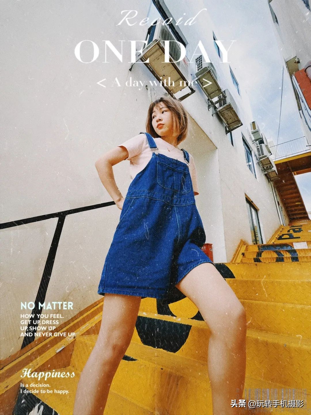 When you encounter stairs, shoot like this!Cinematic magazine portrait ...