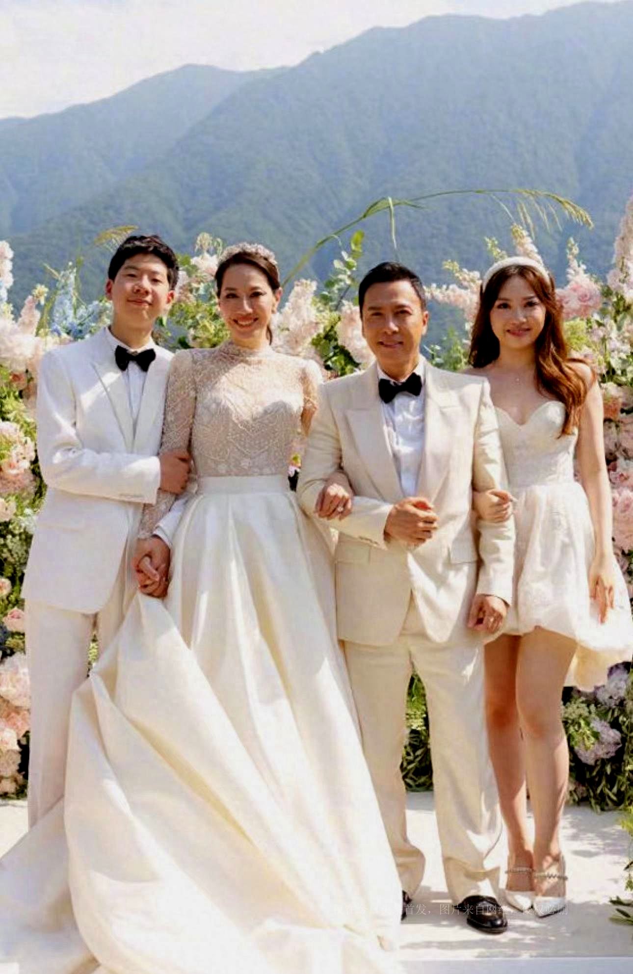 Donnie Yen held a grand wedding in Italy, chartering a yacht and ...