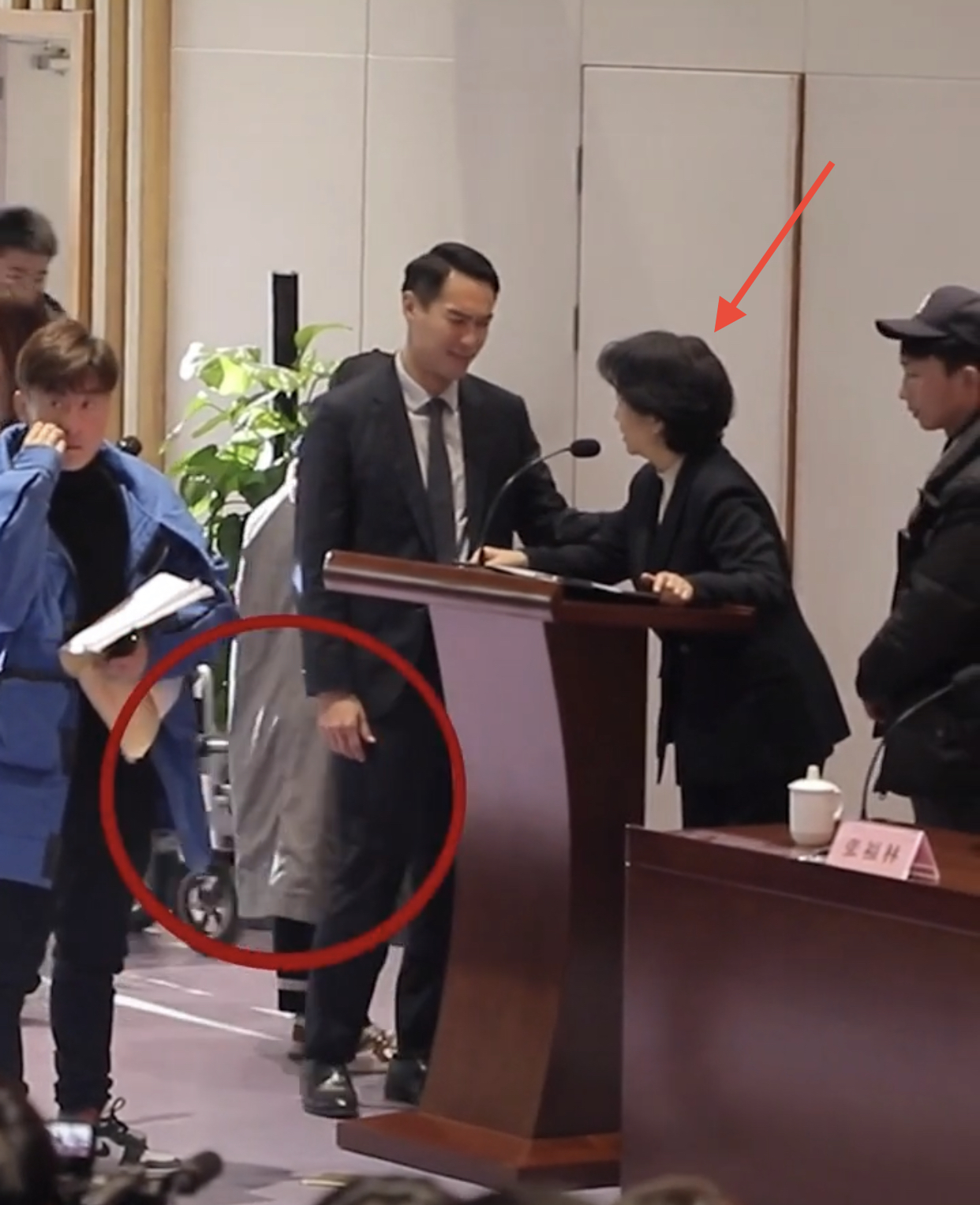 54-year-old Jiang Shan is worried about sitting in a wheelchair. Her ...