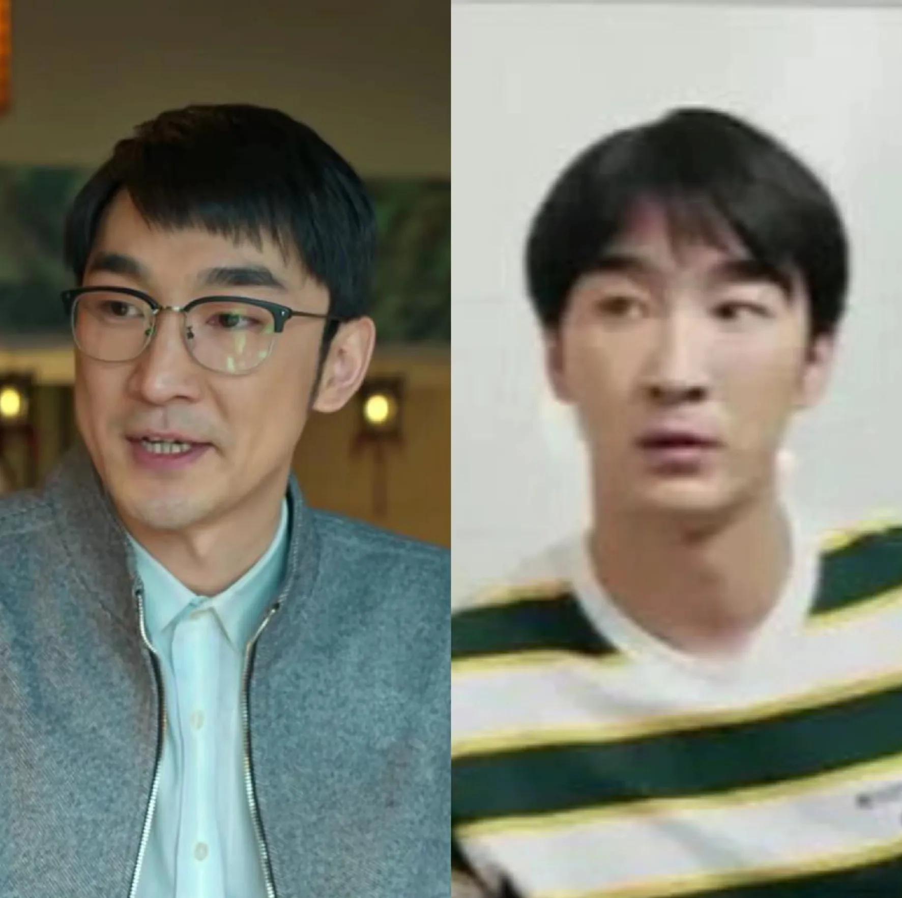 A comparison of the 20 actors of "The Knockout" between the present and ...