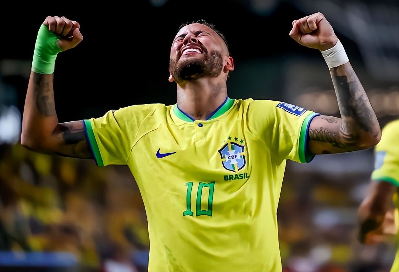 Brazil swept its opponents with 5 goals. Neymar surpassed Pele to ...