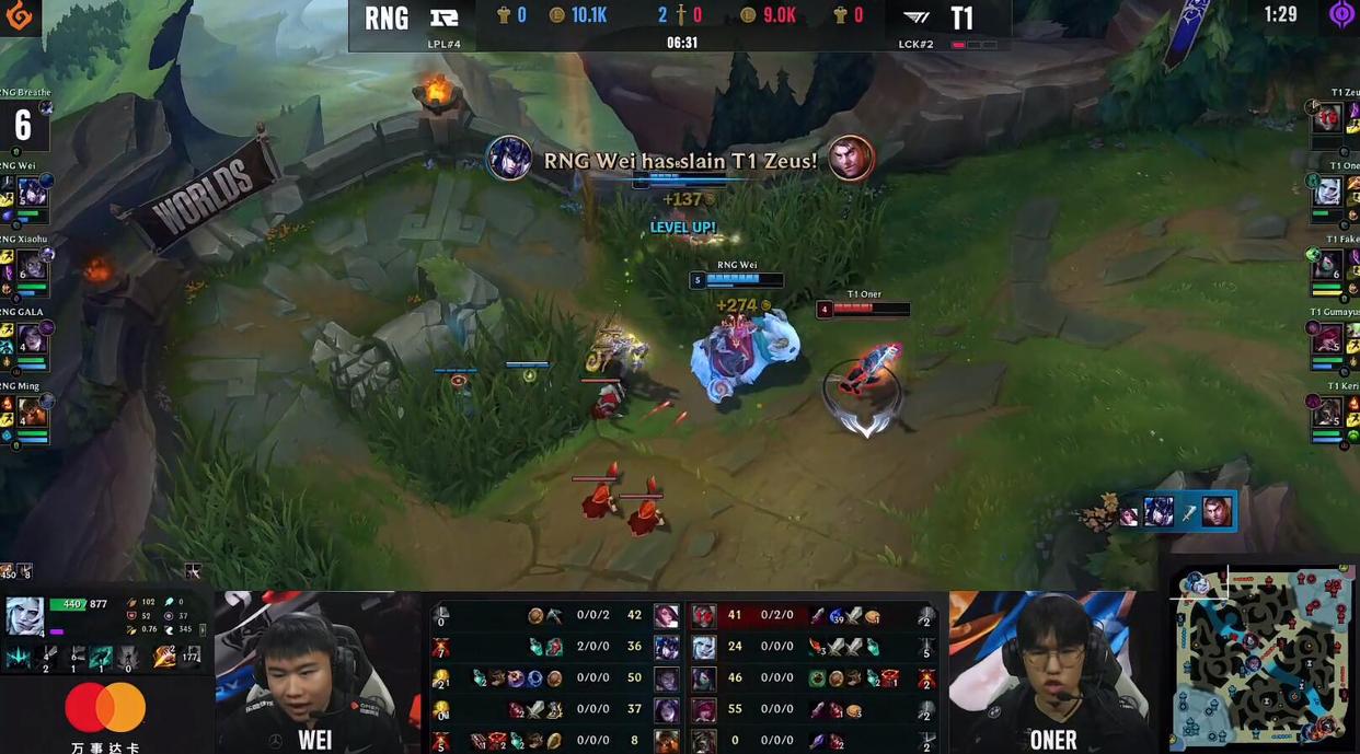 S12 quarter-finals: Breathing through Zeus but was overturned by RNG and then lost T1 and was ...