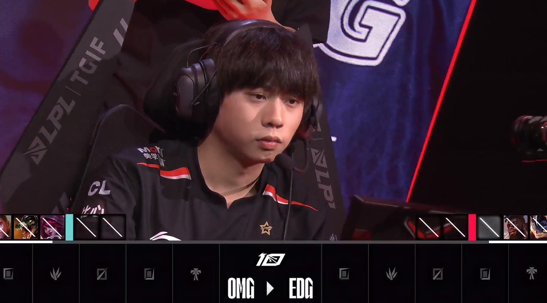 OMG不費吹灰之力拿下首局，EDG阿樂格溫26分鐘0-1-0成為笑話 - 頭條匯