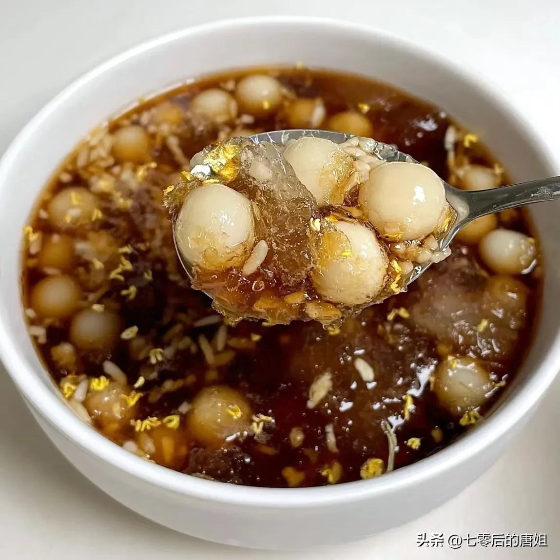 Summer heat-relief artifact-brown sugar ice rice balls - iMedia