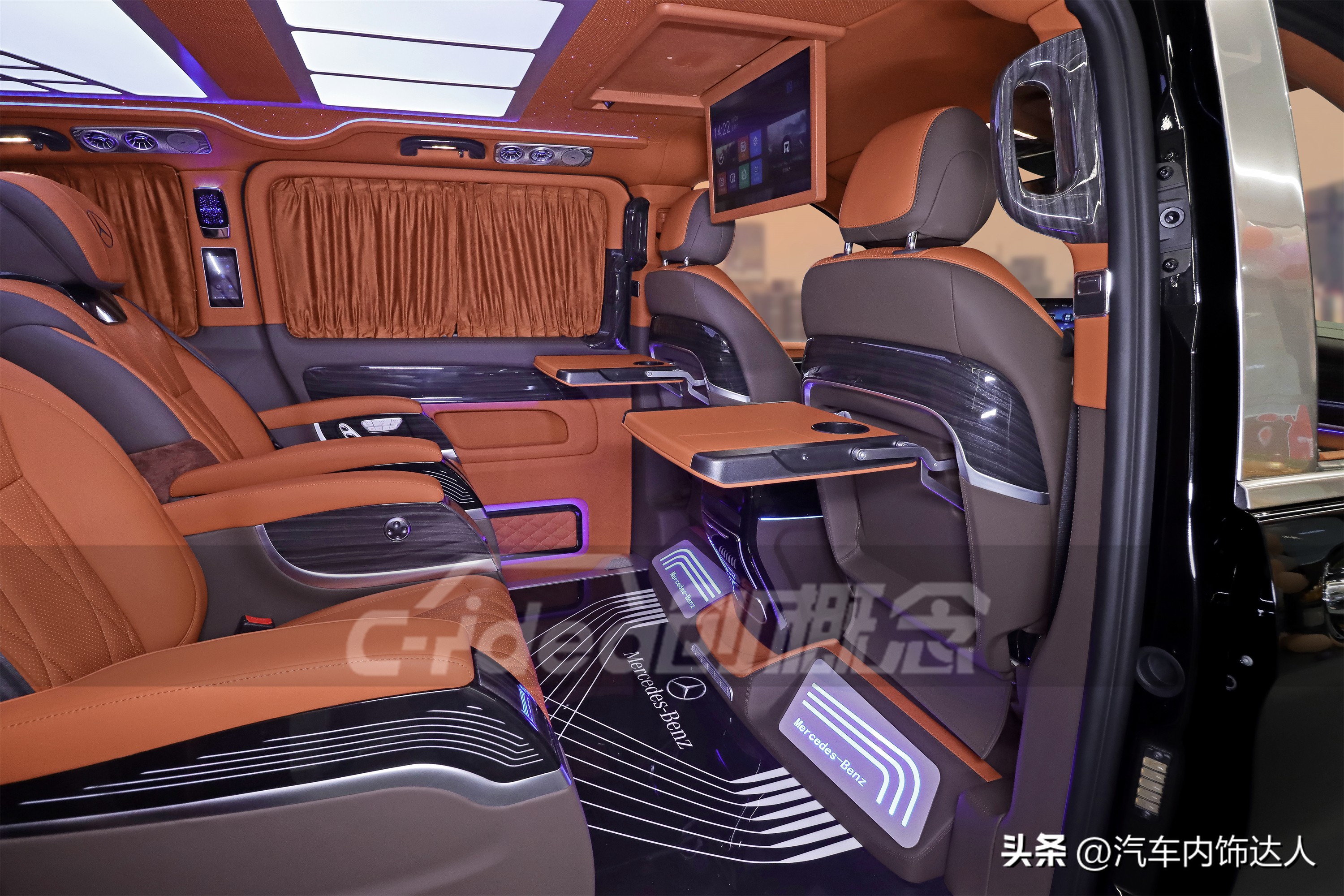 Such an intimate custom modification of Mercedes-Benz Vito is ...