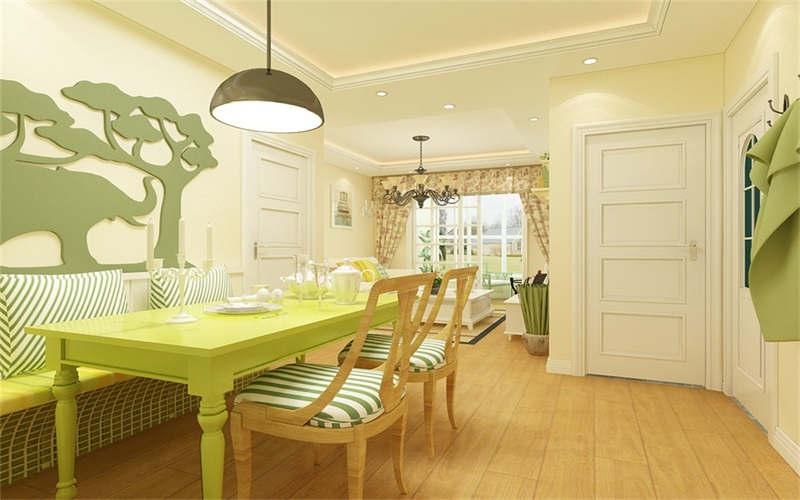 Rural style rendering of 68 square meters, aesthetic design close to ...