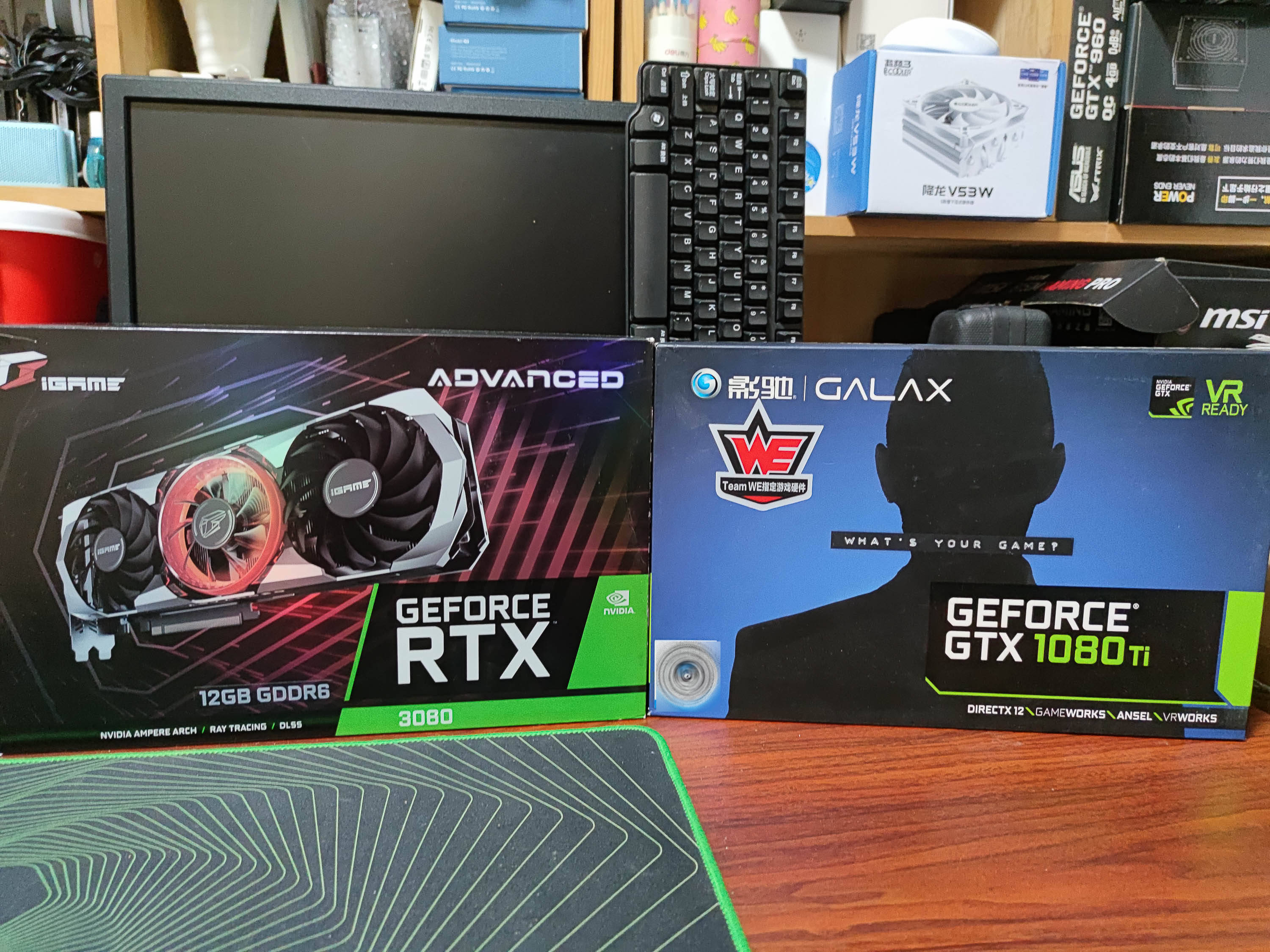 The new graphics card exploded?Check to see if it's a power supply ...