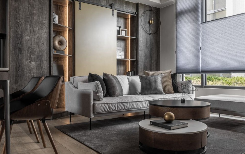 190㎡ low-key high-end residential, clever use of partition bedroom to ...