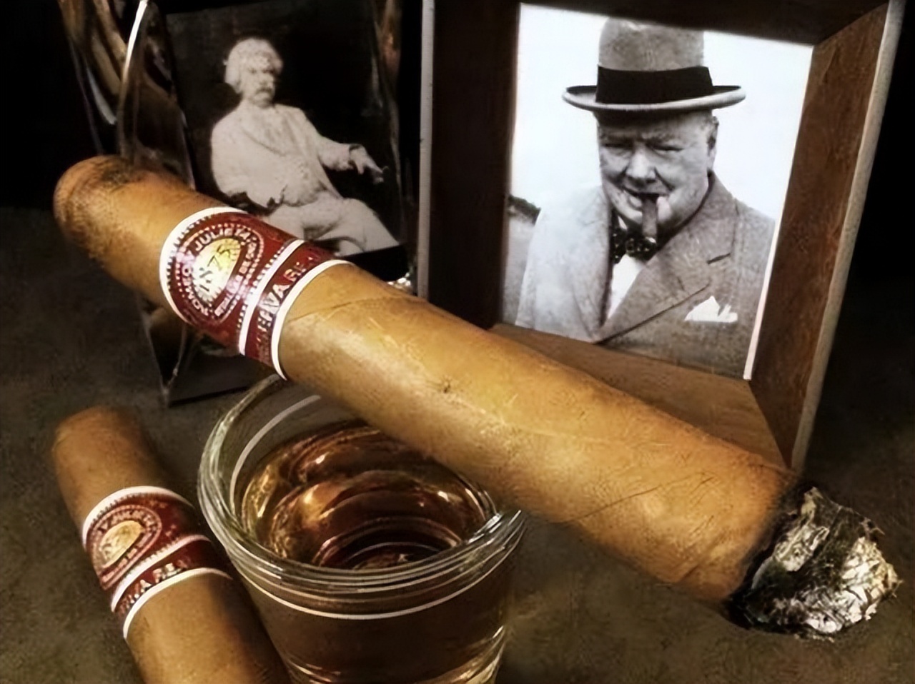 In 1953, the cleaner picked up half a cigar thrown by Churchill, 66 ...