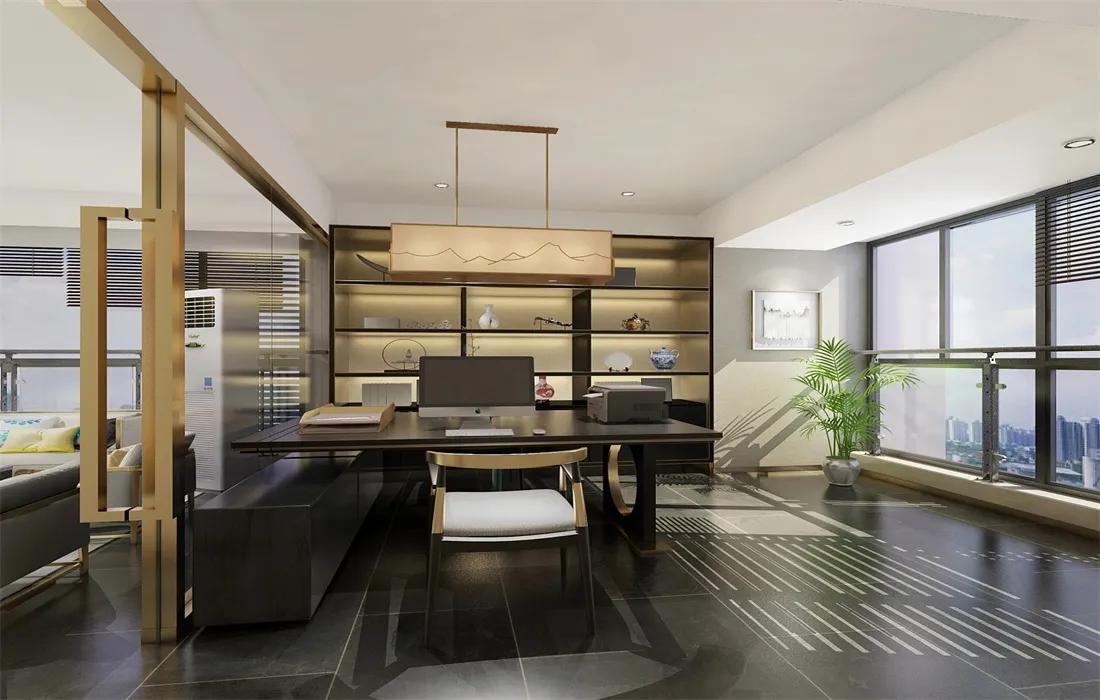 Gray simple office design, elegant and comfortable - iMedia