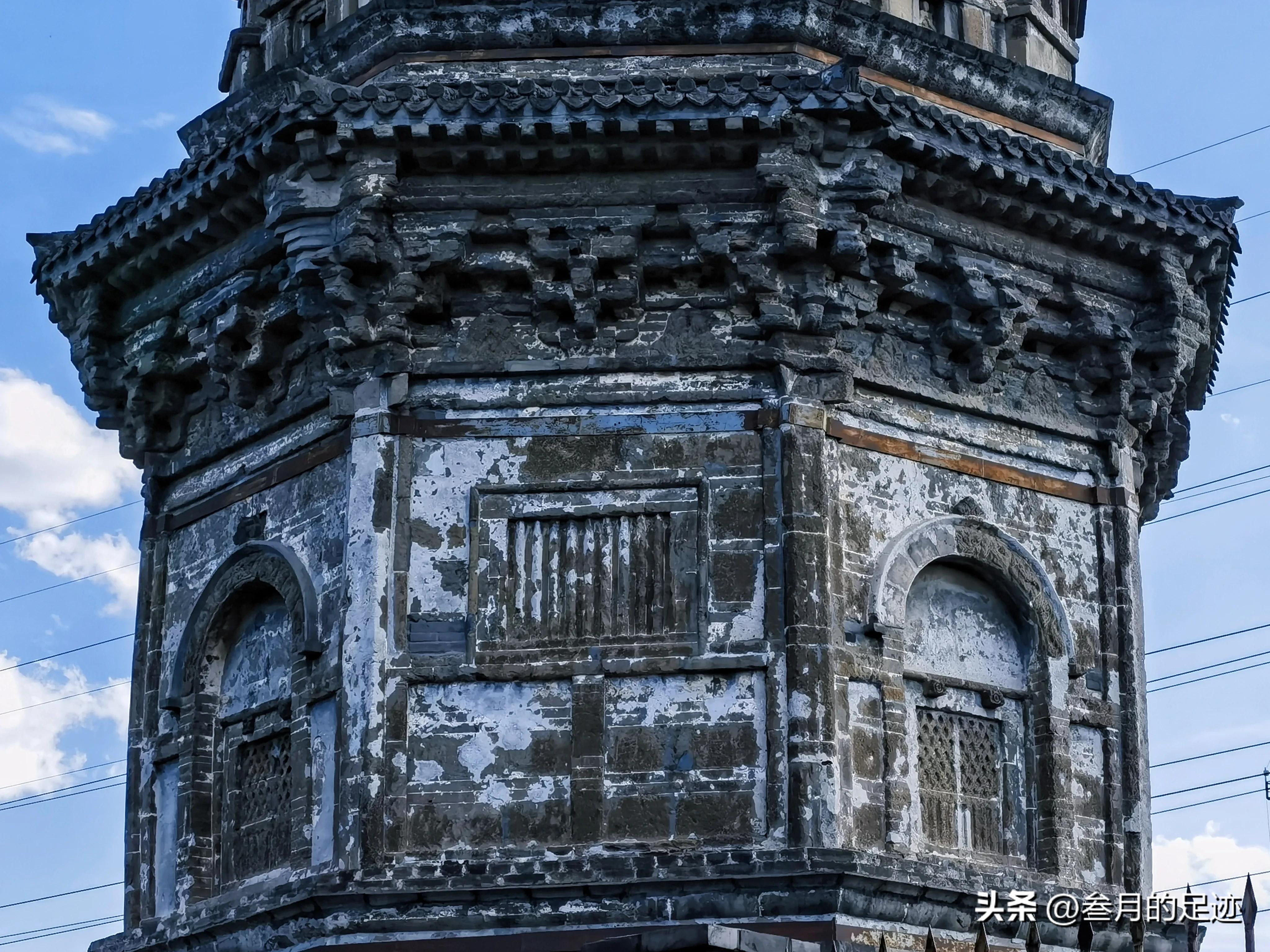 Beijing Fengtai, a thousand-year-old pagoda, Zhengang Pagoda, one of the few ancient pagodas in ...