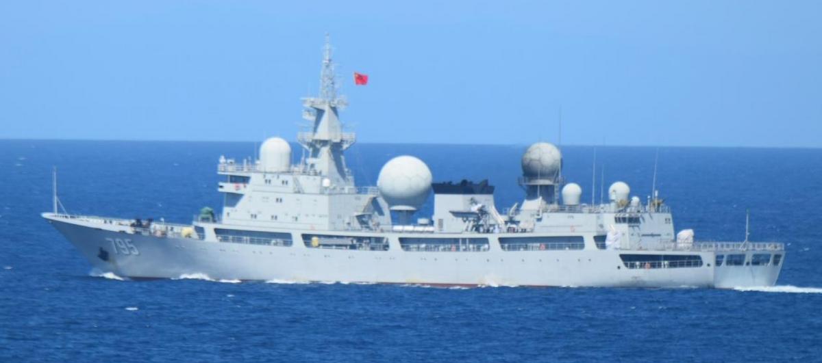 The People's Liberation Army's electric reconnaissance ship is ...