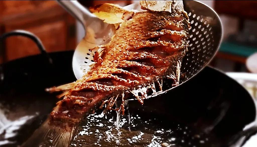 Let's secretly learn how to make a watercress fish!Surprised everyone ...