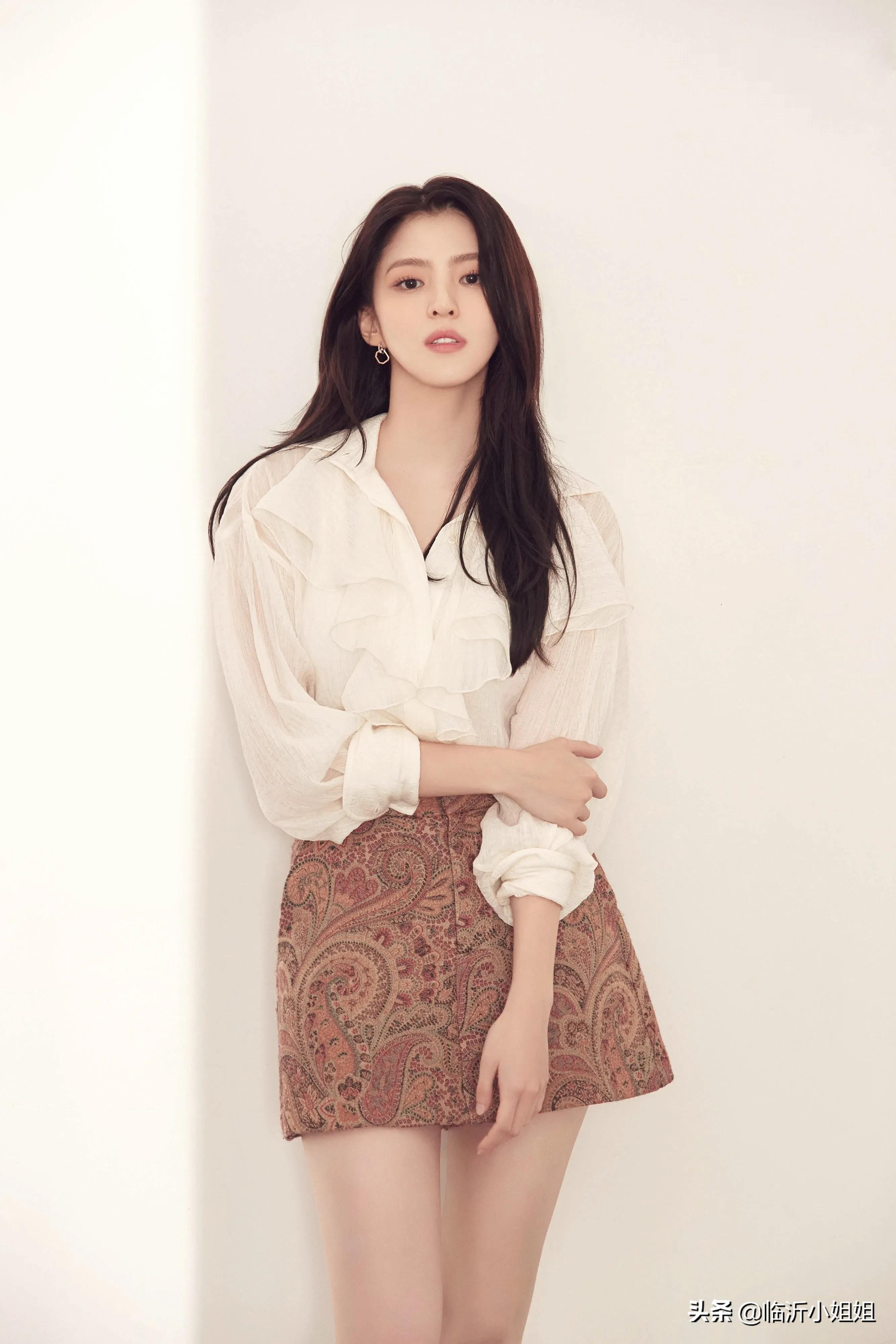Han Suxi, the beauty of the model debut, fresh and refined appearance ...