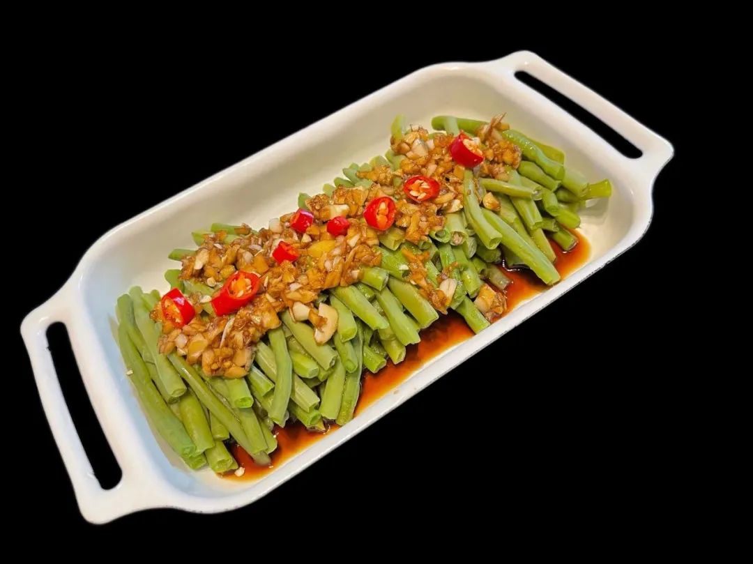 Chao Dad's lunch record on September 8, cold long beans, cucumber ...