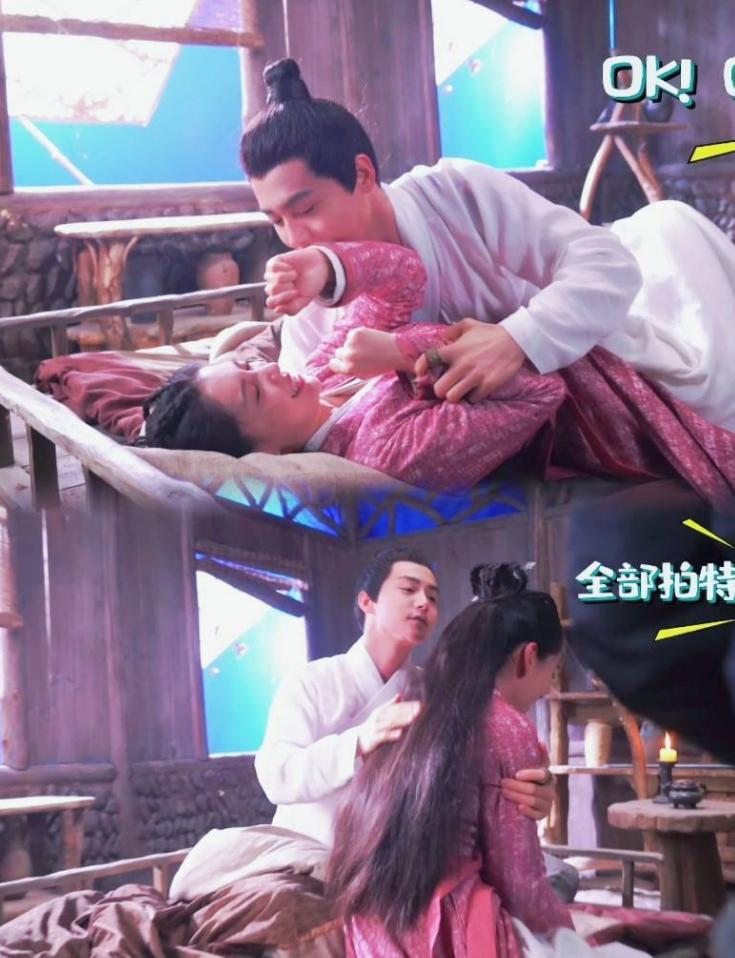 Yang Ying and Ma Tianyu's intimate scene, laugh out nervously, the ...